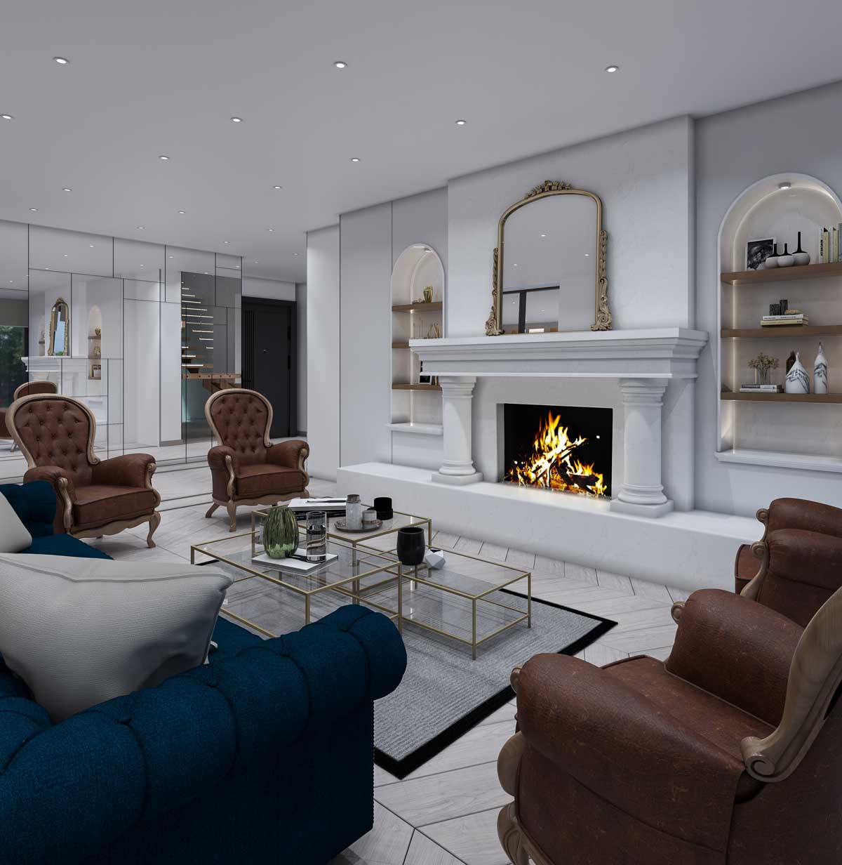 Villa Tasarımı – F Tipi – Salon Katı – Düşler Vadisi – Riva ...