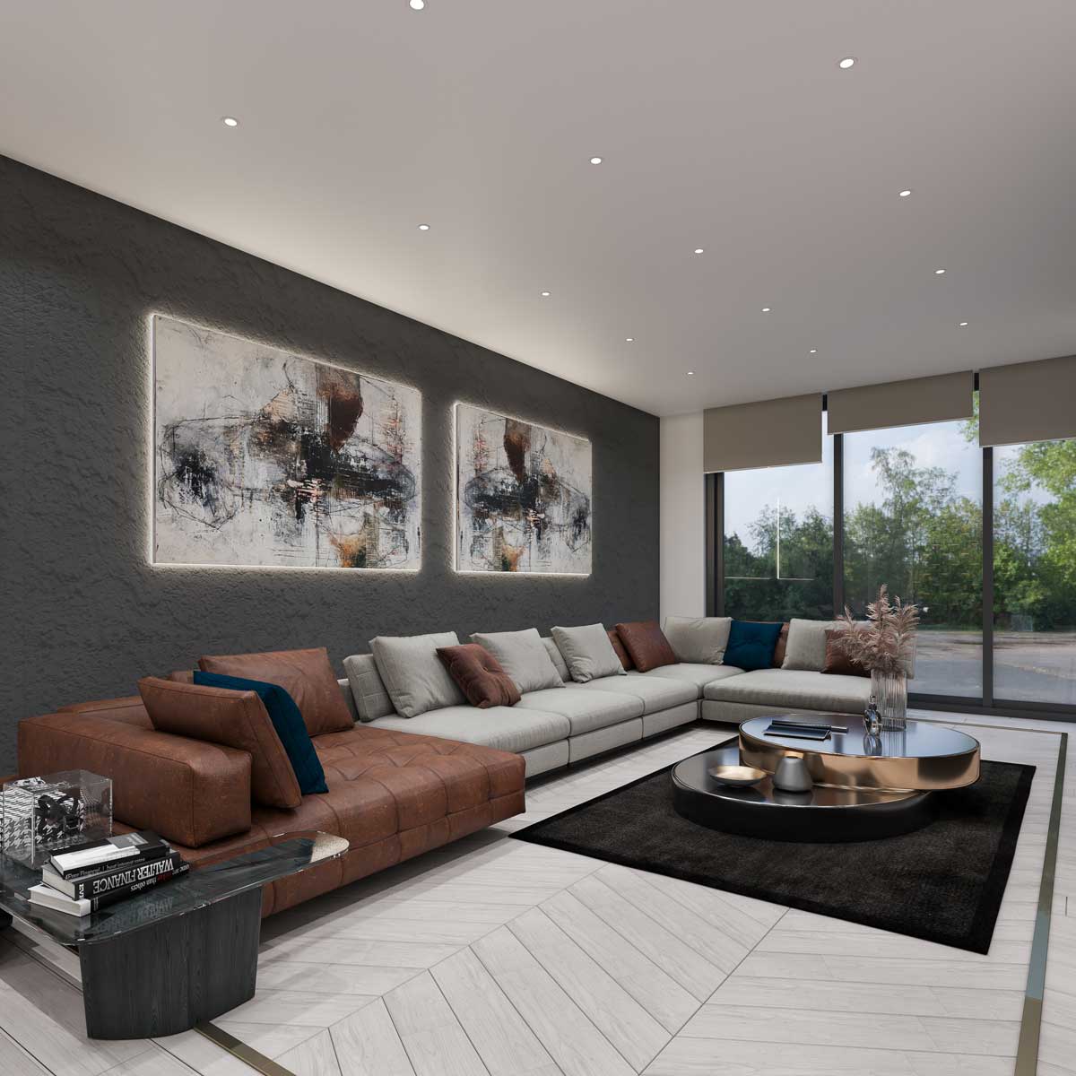 Villa Tasarımı – F Tipi – Salon Katı – Düşler Vadisi – Riva ...